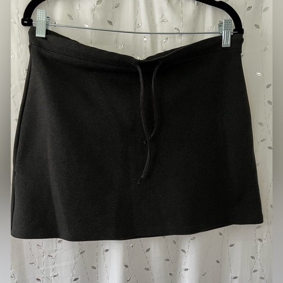 Express | Skirts | Express Pull Up Dark Gray Drawstring Tennis Skirt ...